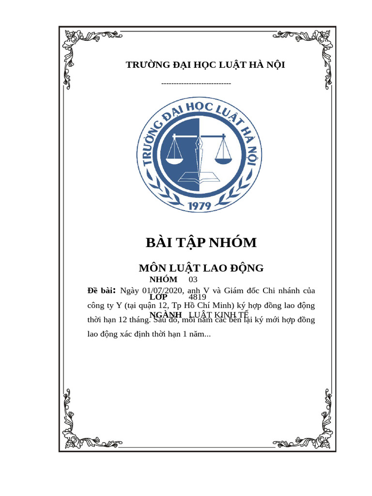 Laodong Ban1.5 Nhom3 | PDF