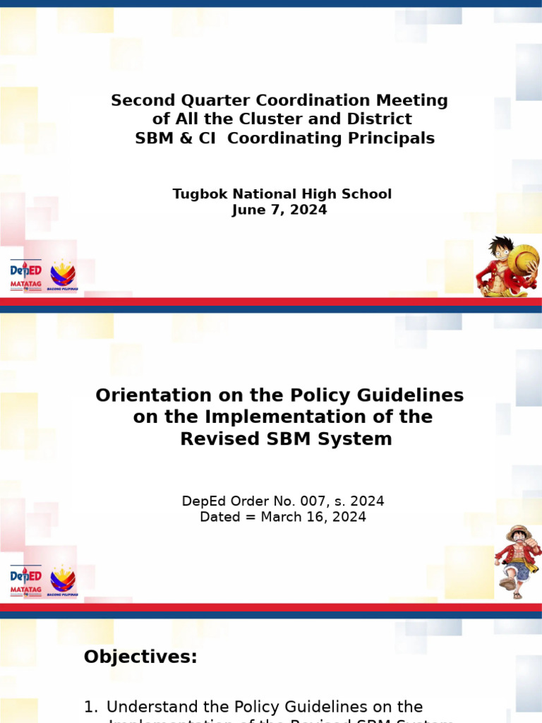 SBM System Implementation Guidelines | PDF | Governance | Monitoring ...