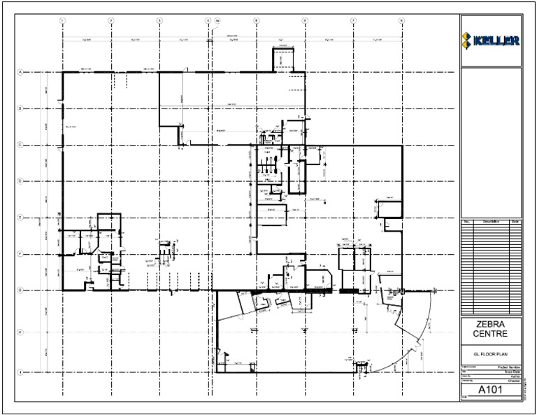 Zebra_Centre - Sheet - A101 - GL FLOOR PLAN Layout1 (1) | PDF