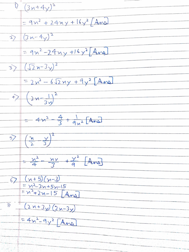 (Algebraic Identities) (25 Su.s) | PDF