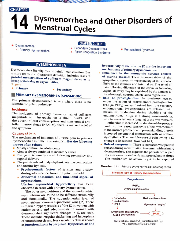 Dysmenorrhea | PDF | Menstrual Cycle | Human Reproduction