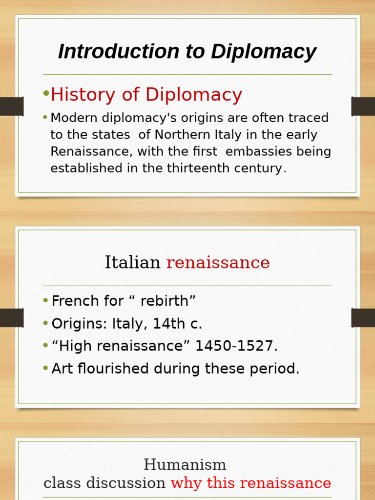 Origins and Functions of Diplomacy | PDF | Diplomacy | Renaissance