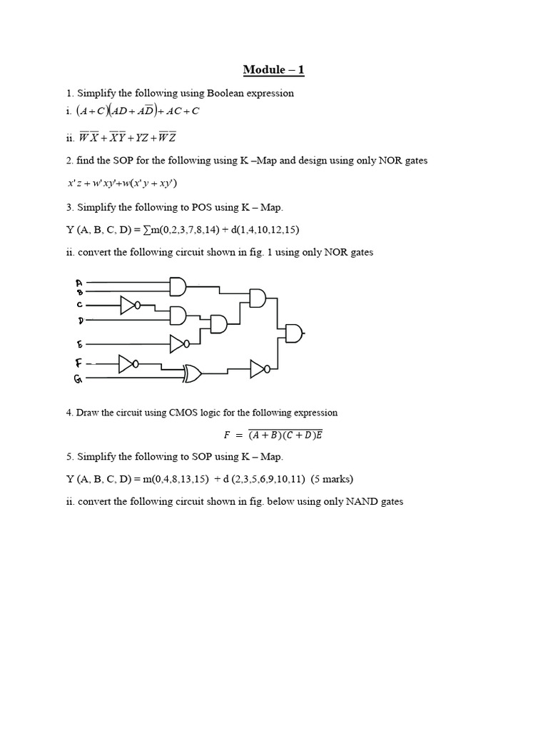 FALLSEM2024-25 BECE102L TH VL2024250104279 2024-11-21 Reference-Material-I | PDF | Logic Gate ...