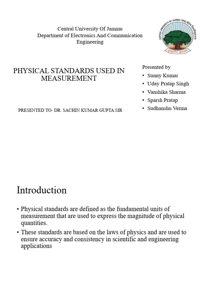 physical standards | PDF | Kilogram | Temperature
