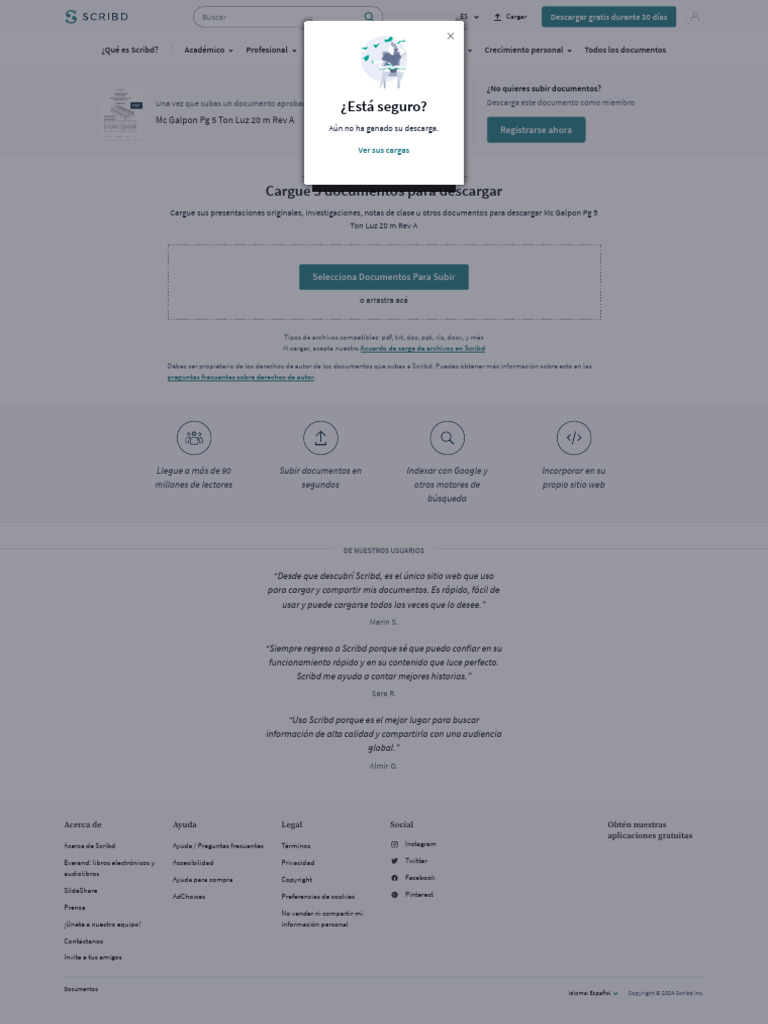 Suba Un Documento - Scribd | PDF | Scribd | Facebook