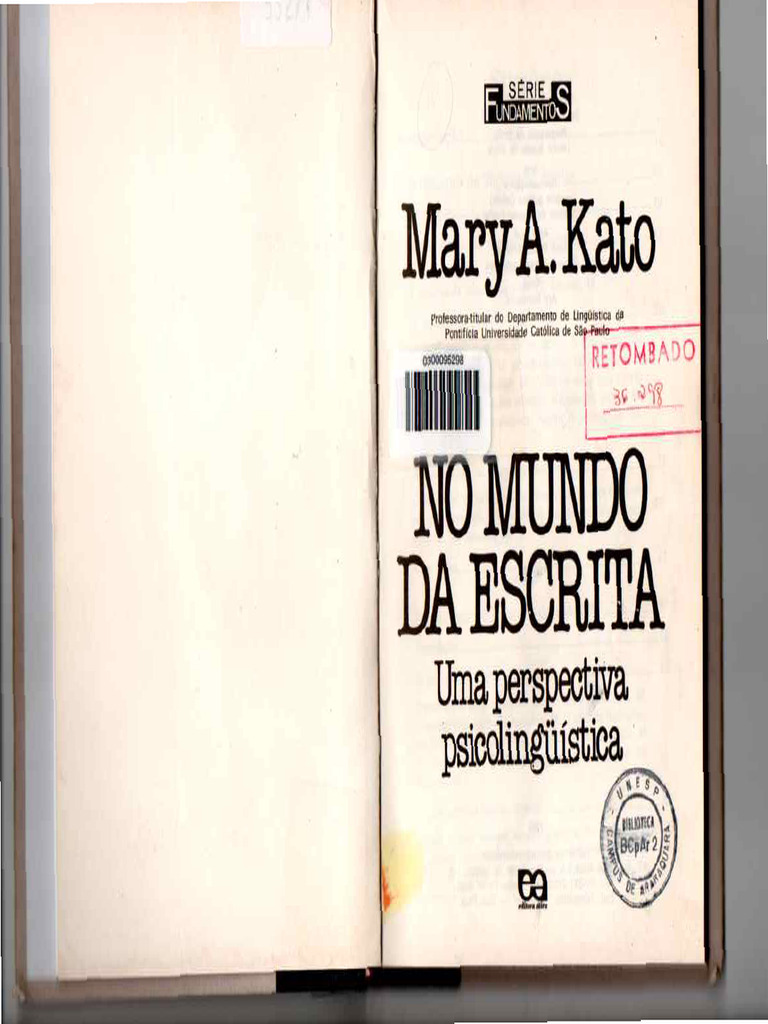 Mary Kato Mundo Da Escrita | PDF