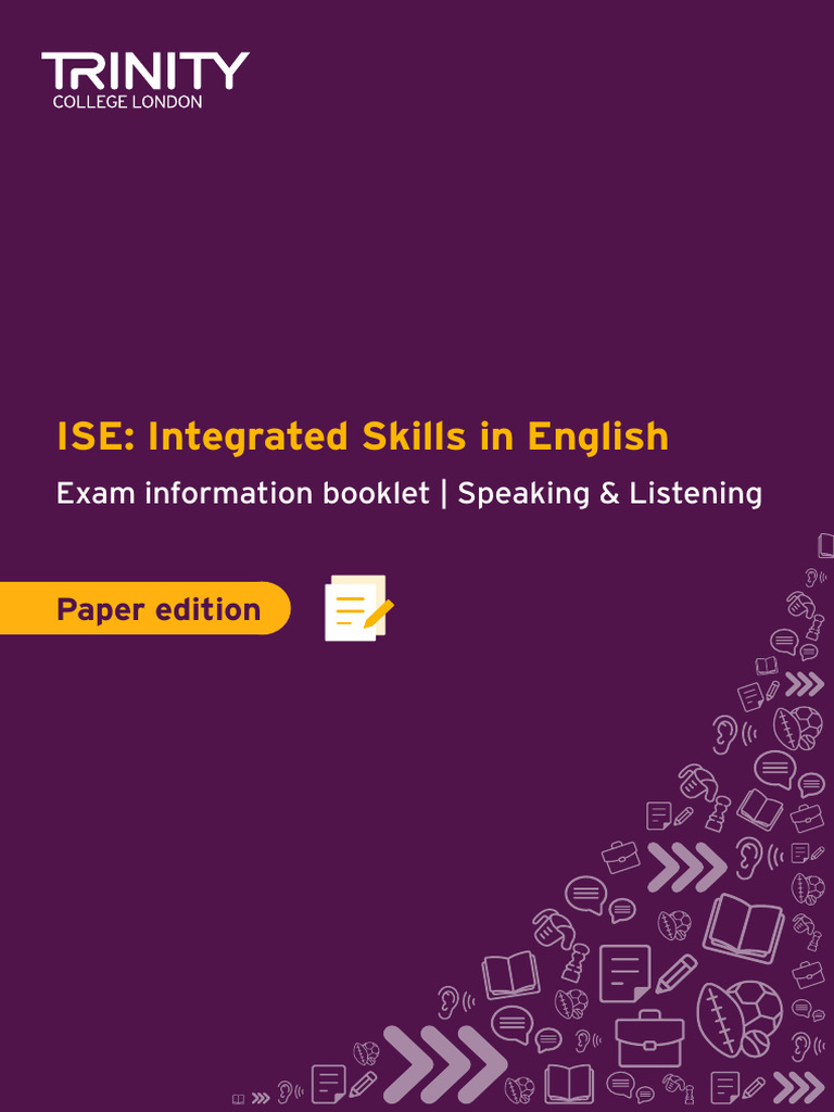Exam Info Speaking & Listening ISE A1-IsE III | PDF | Linguistics ...