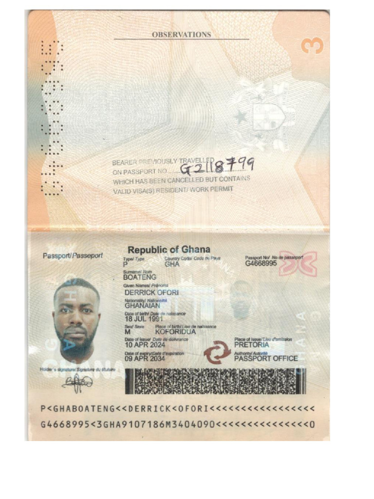 Passport 3 | PDF