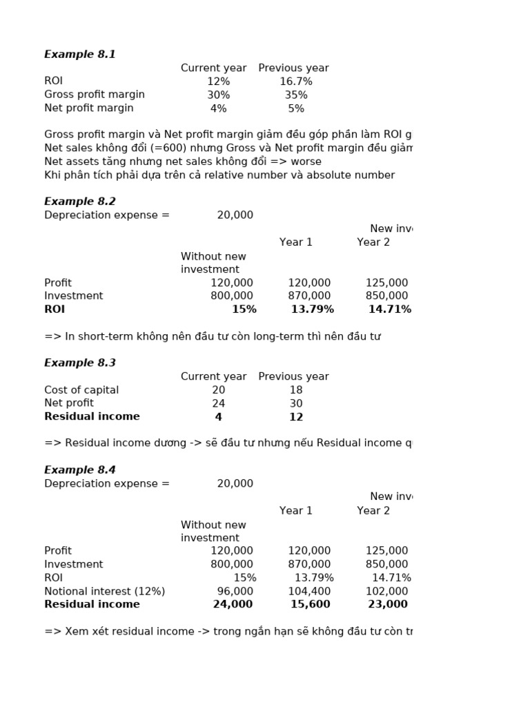 C8 ROI RI Based Measures Key | PDF