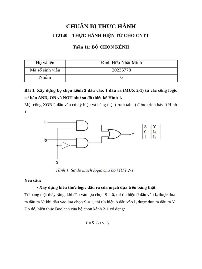 Lab 11 - CB - (Họ và tên) - (MSSV) | PDF