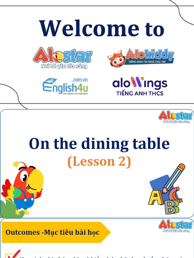 U10 L2 OnTheDiningTable | PDF | Vocabulary | Spoon