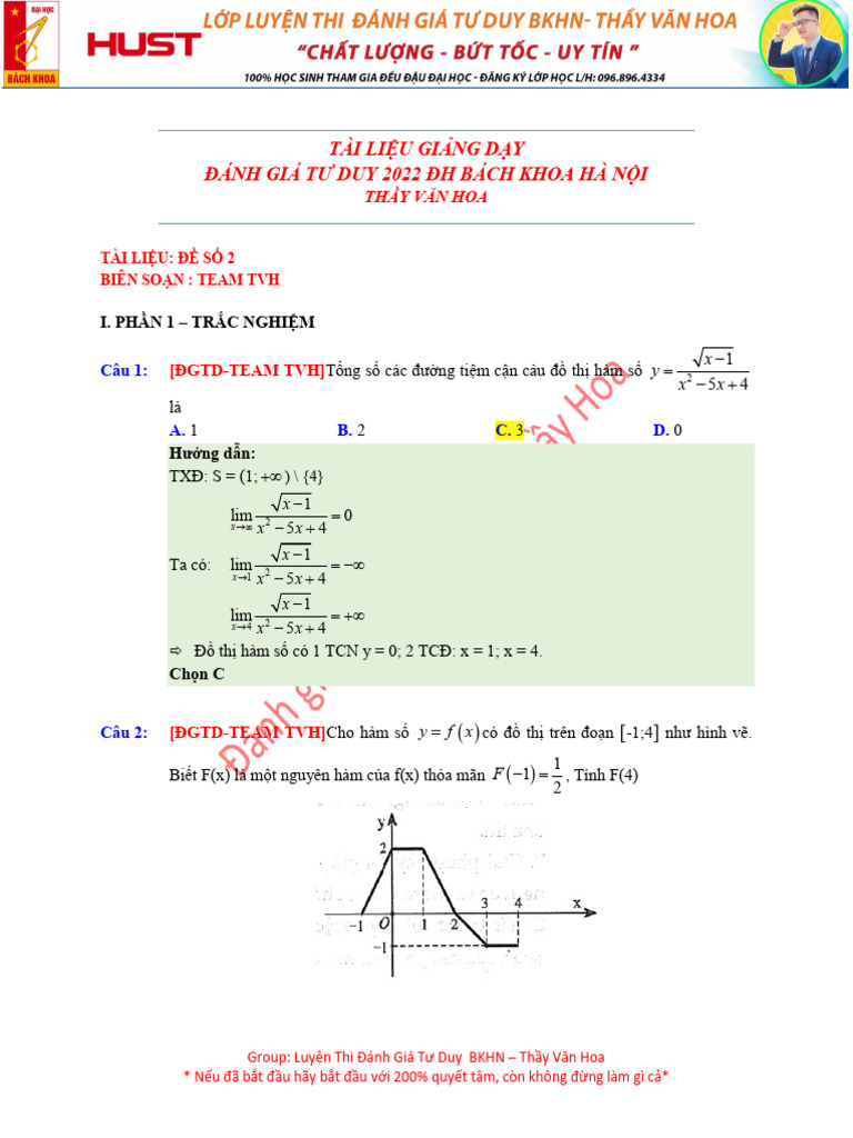 02.ĐGTD- BKHN- TVH ĐỀ 02 (KEY) | PDF