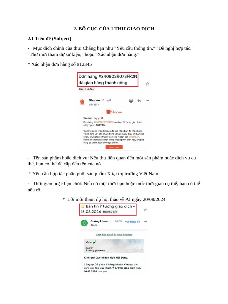 Bo cuc mot thu giao dich (TTTM) | PDF