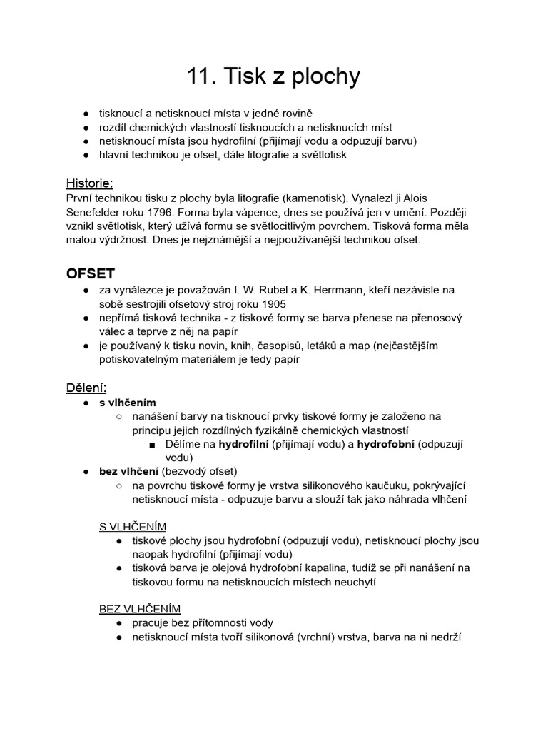 Tisk Z Plochy | PDF