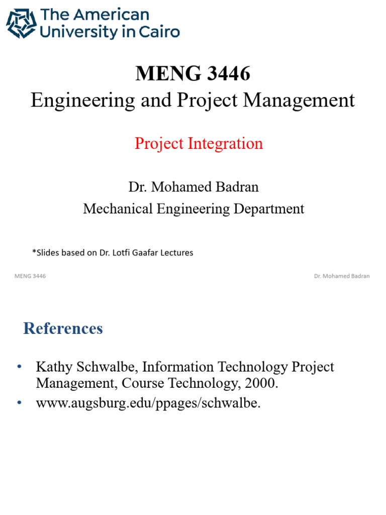 Project Integration | PDF | Business