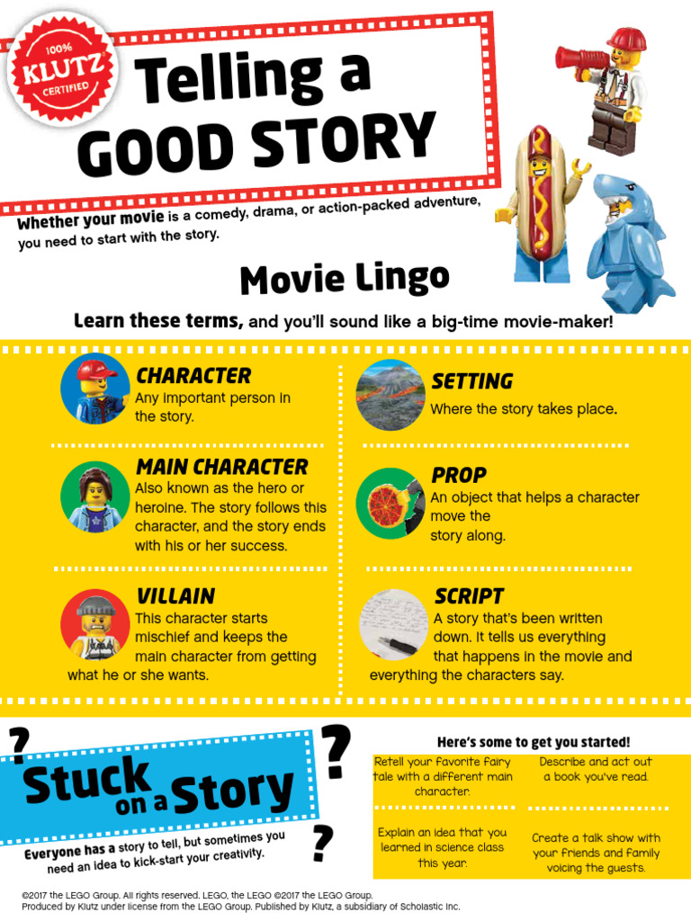 Lego Movie Lingo Storyboard Activity | PDF