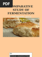 Comparative Fermentation Rates Study | PDF | Fermentation ...