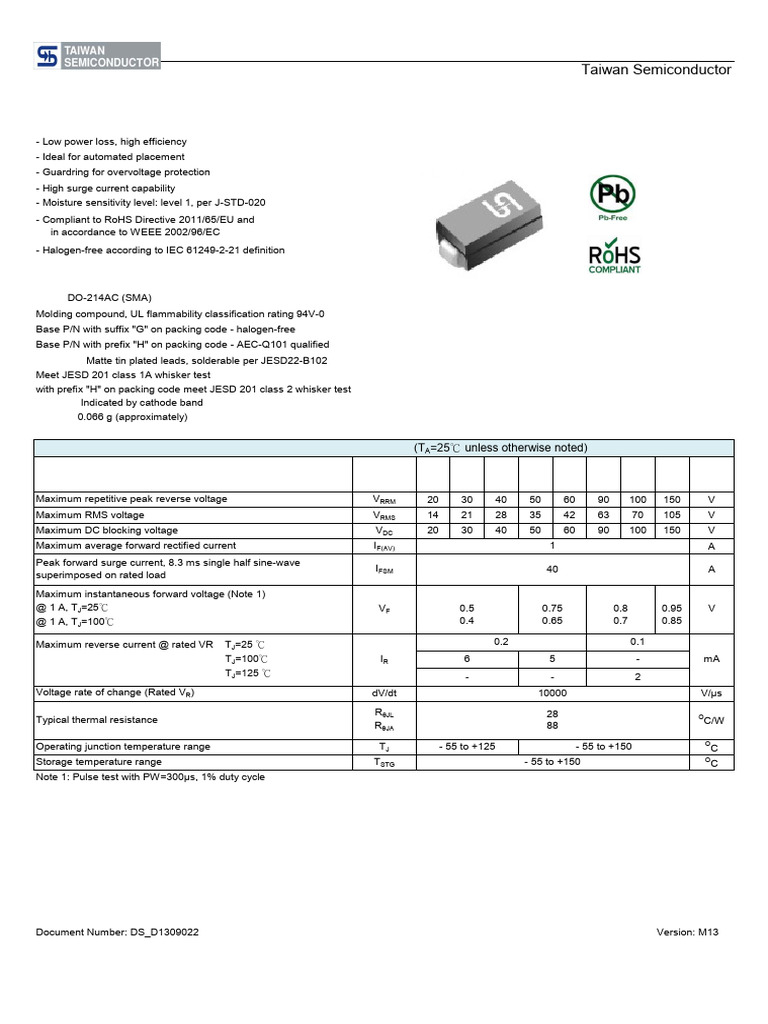 DIODO_SS12 | PDF | Electronics | Electronic Engineering
