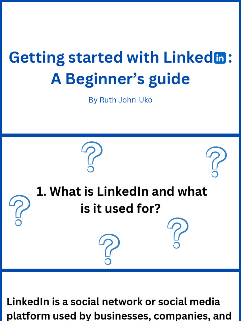 LinkedIn: A Beginner's Networking Guide | PDF | Linked In | Recruitment