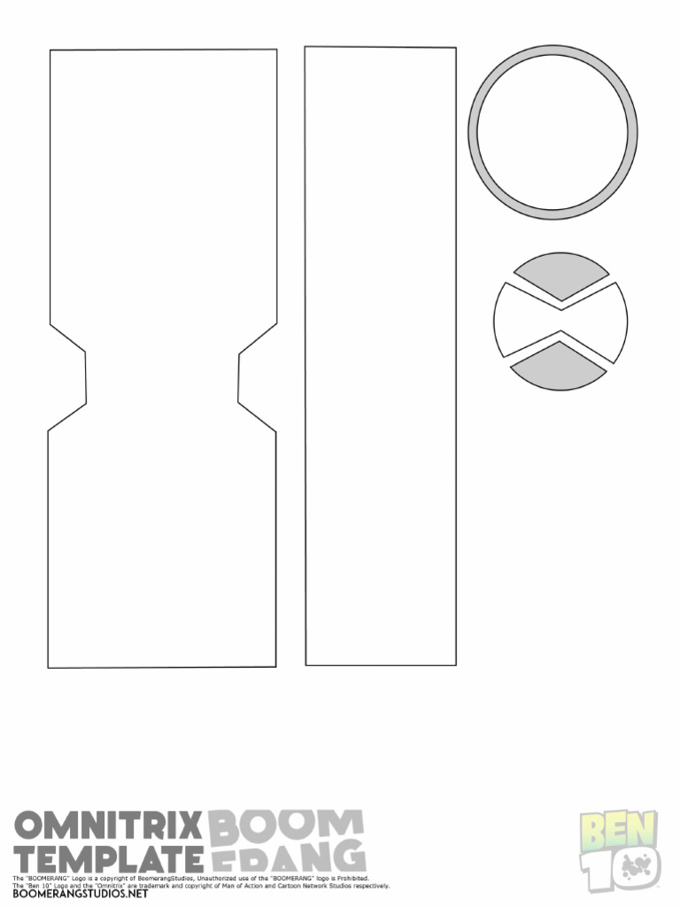 Omnitrix Template Letter | PDF