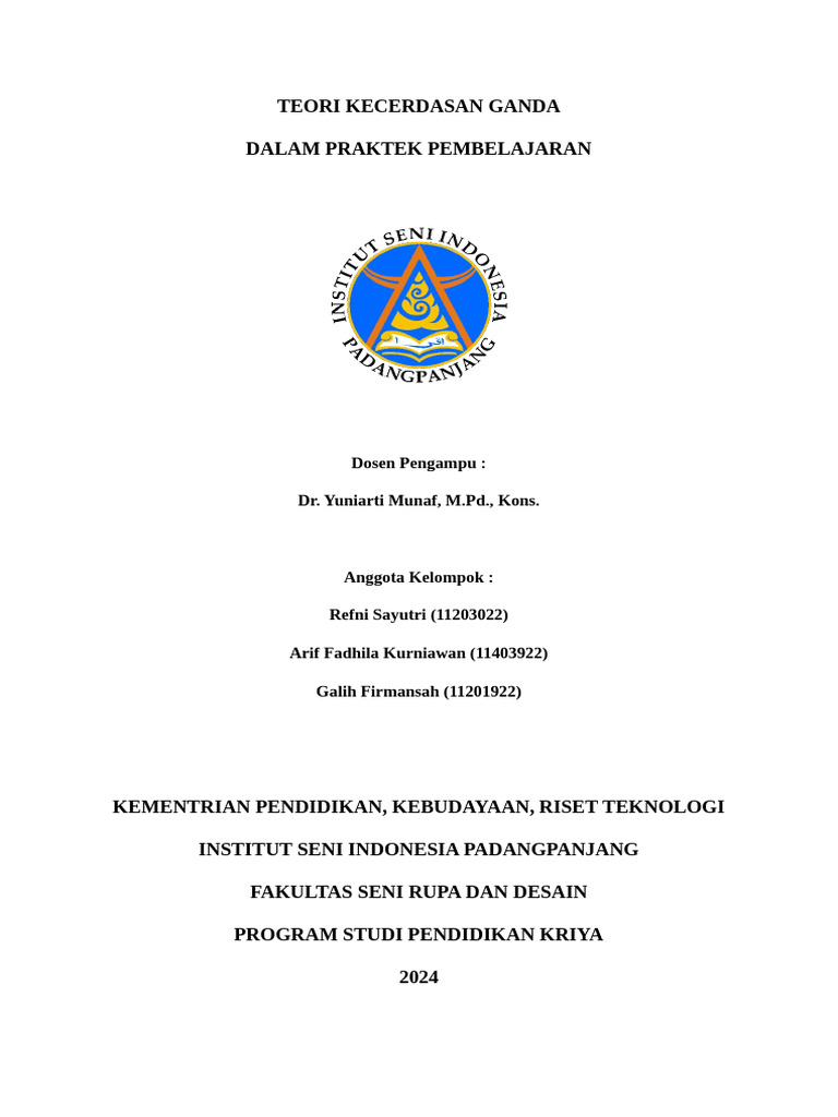 MAKALAH Kelompok 8 - MK Teori Pendidikan | PDF