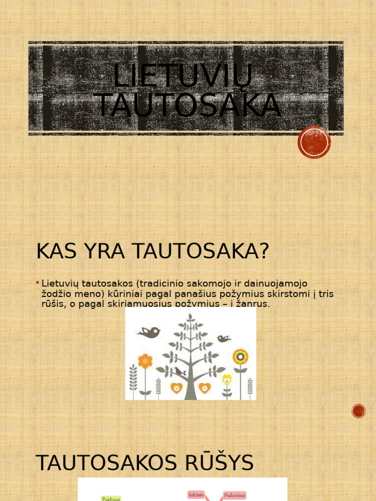 Lietuvių Tautosaka | PDF