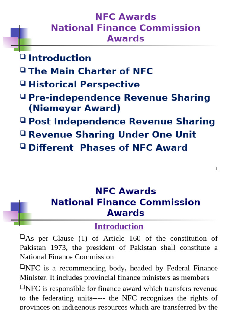 NFC Awards - Revised (S-24) | PDF | Government Budget Balance | Taxes