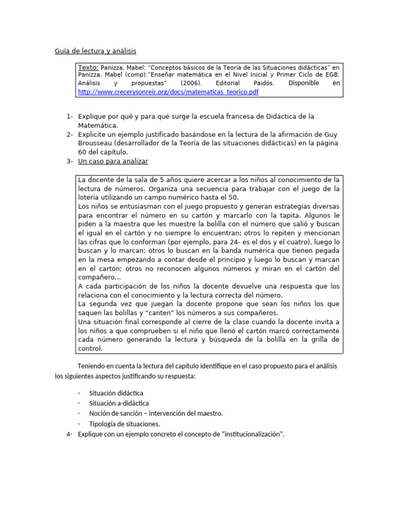 Guia Conceptos basicos-TSD 1 | PDF | Aprendizaje