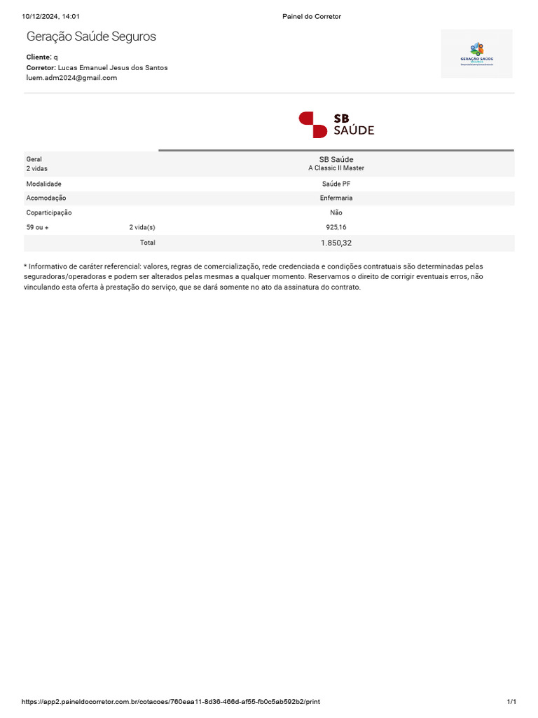 Painel Do Corretor | PDF