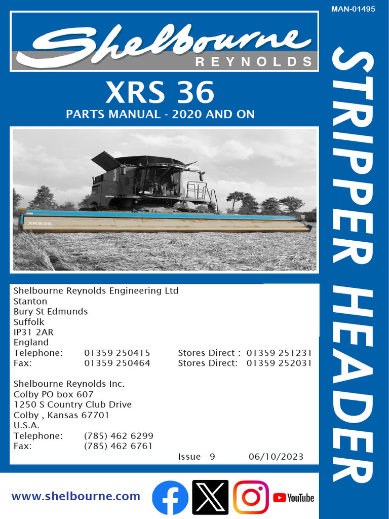 Man 01495 XRS 36 Parts Man | PDF | Screw | Manual Transmission