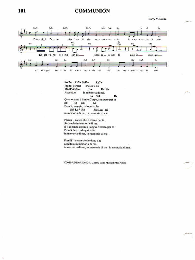 101 Communion | PDF