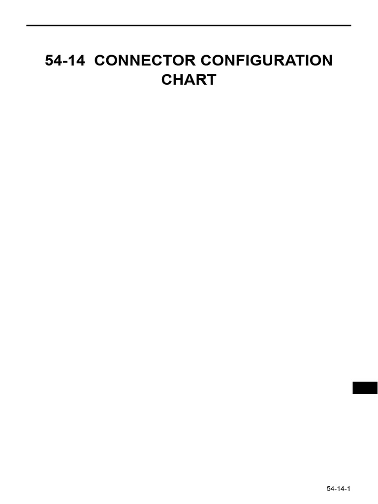 54-14 - Connector Configuration Chart Part 1 | PDF | Physical Layer ...
