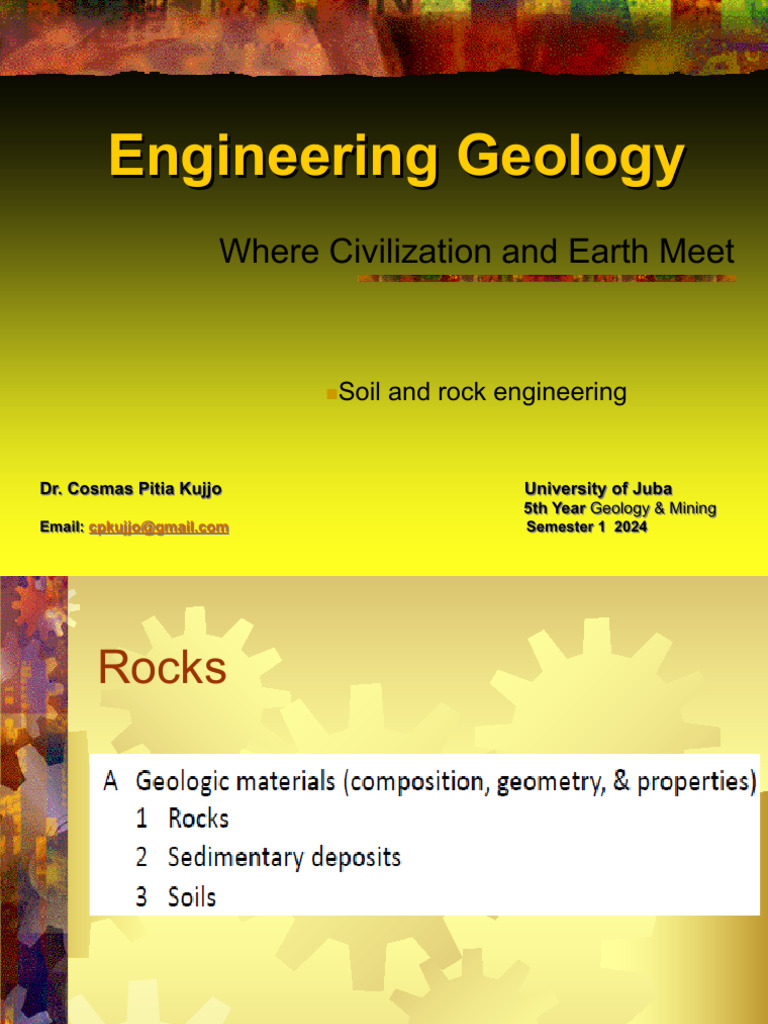 EG Lecture 3 UJ2024 | PDF | Fault (Geology) | Rock (Geology)