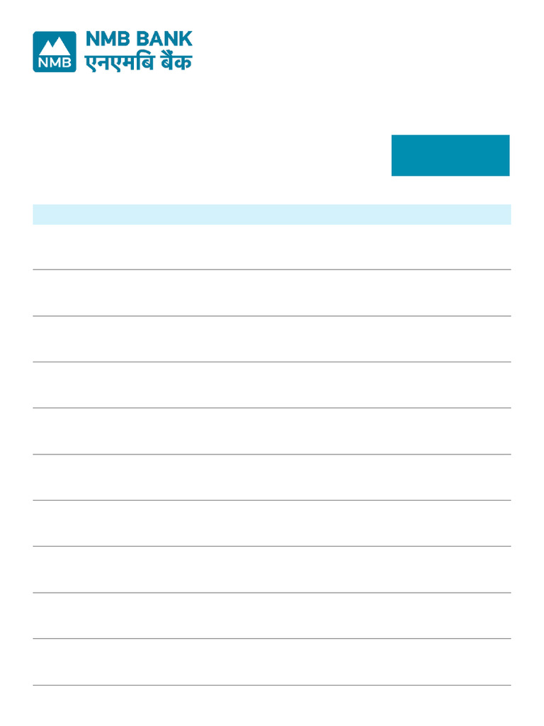NMB Bank Statement Overview 2023-2024 | PDF | Interest | Debits And Credits