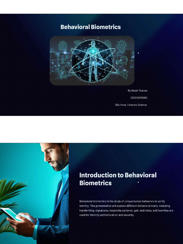 BIOMETRY PPT - AKASH | PDF