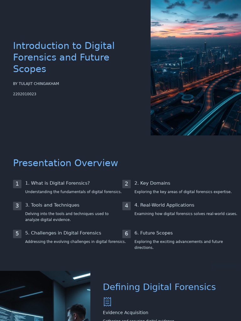 Introduction to Digital Forensics and Future Scopes (1) | PDF | Digital Forensics | Computer ...
