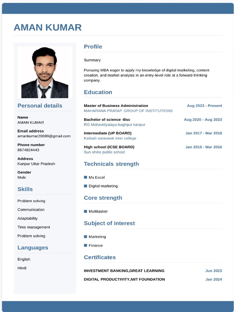 Aman Kumar | PDF