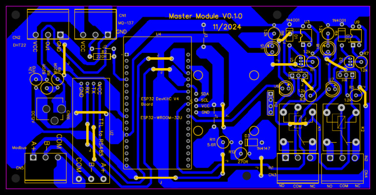 PCB Master-Module Rev1 2024-11-15-1 | PDF