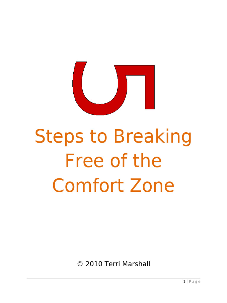Five Steps To Breaking Free of The Comfort Zone | PDF