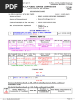 Rotation Chart - Kerala Public Service Commission, Government of Kerala ...