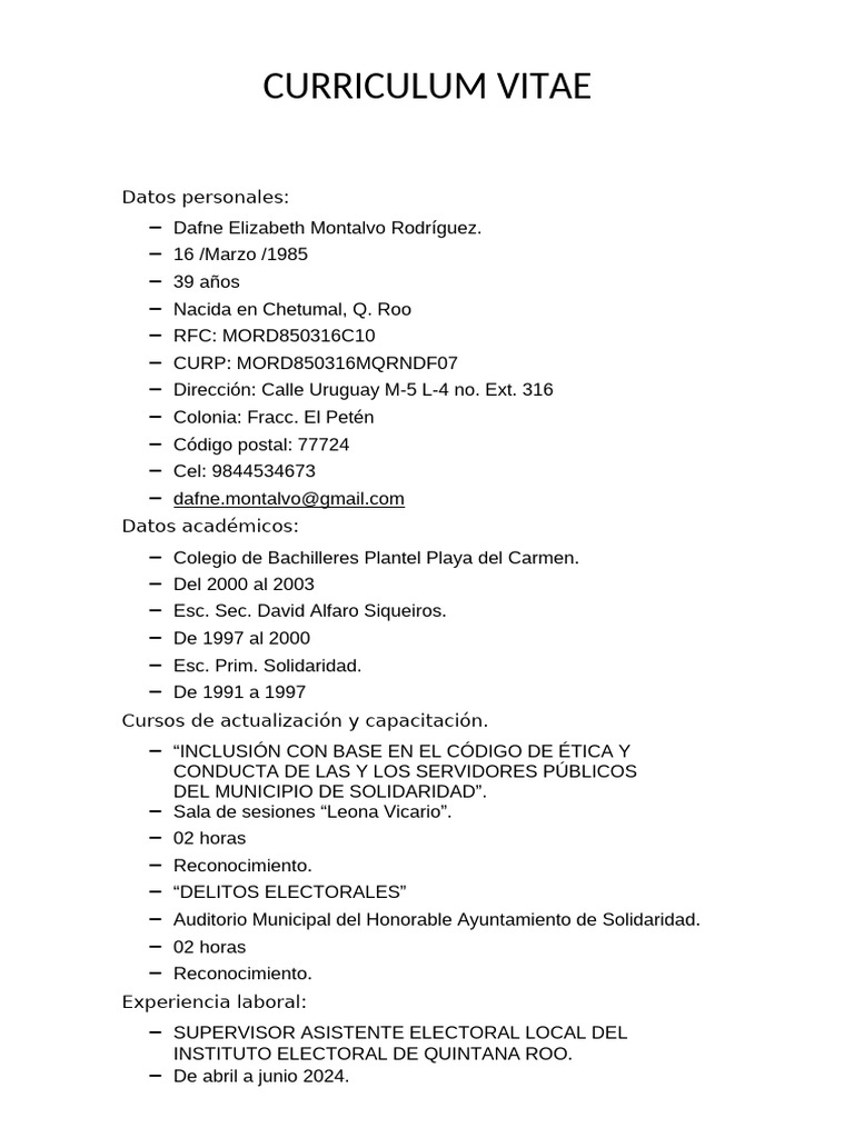 CVDafne Montalvo 202412 | PDF