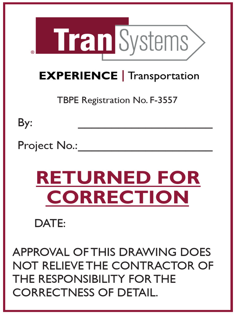 TxDOT Shop Drawing Stamp - RC | PDF