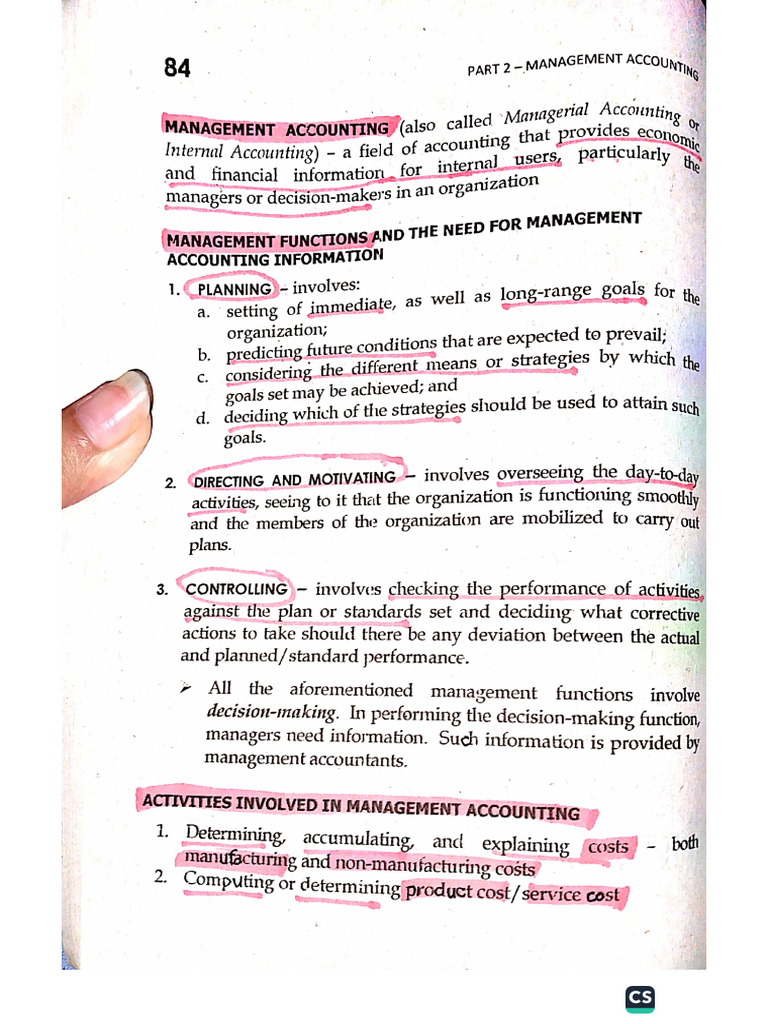 Basics of ManAcc | PDF