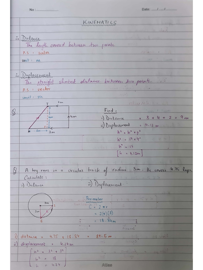 Kinematics | PDF