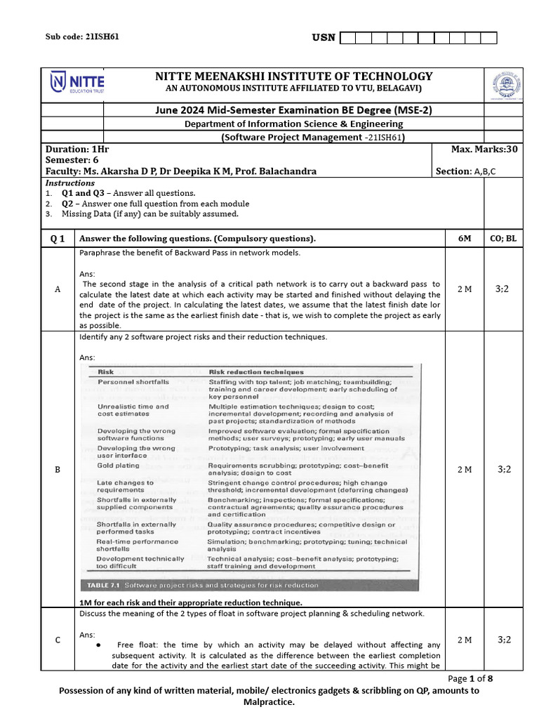 SPM-6th Sem-MSE-2_SCHEME_QP.docx (1) | PDF | Applied Mathematics