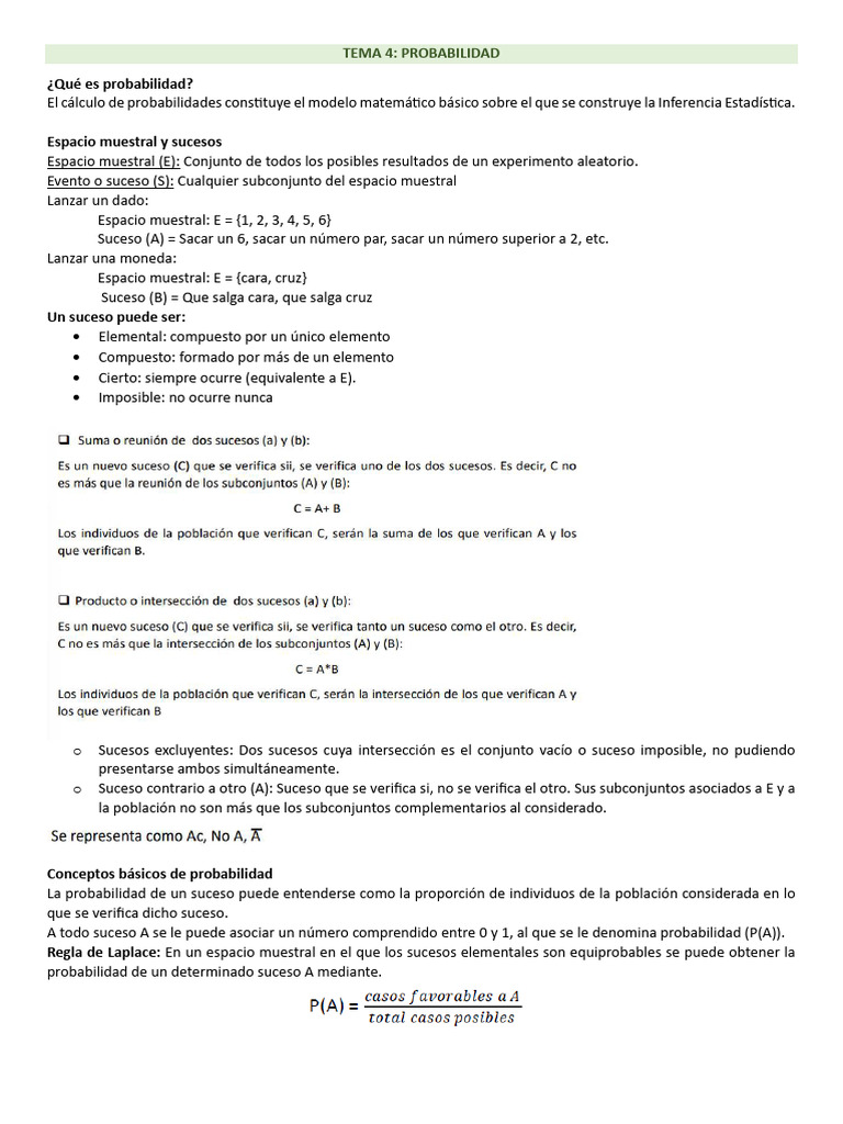 Wuolah Free ESTADISTICA TEMA 4 Gulag Free | PDF | Teoría de probabilidad | Probabilidad