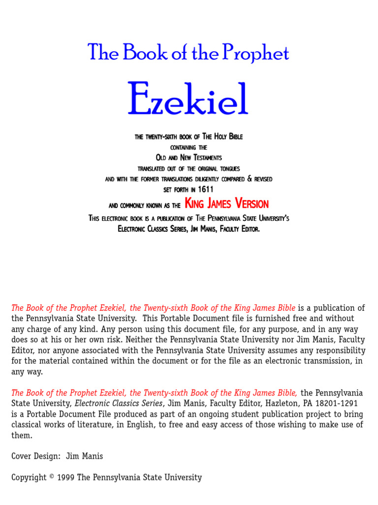 26 Ezekiel | PDF | Thou | Glory (Religion)