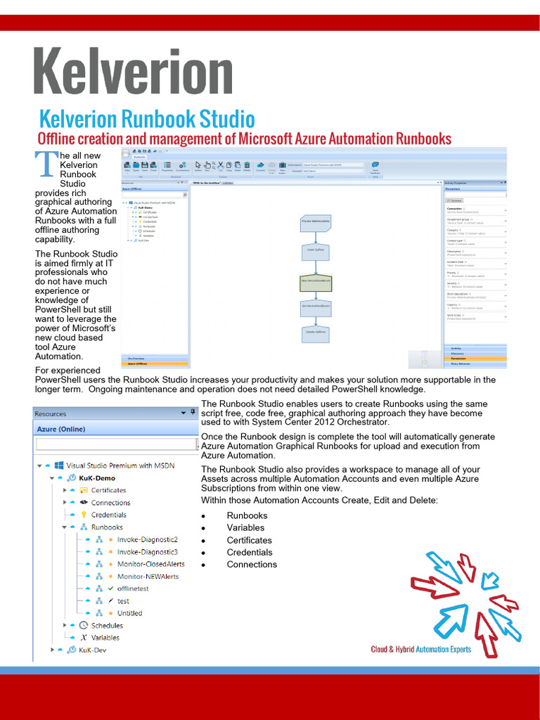Kelverion_Runbook_Studio_2.0_v1 | PDF | Microsoft Azure | Software