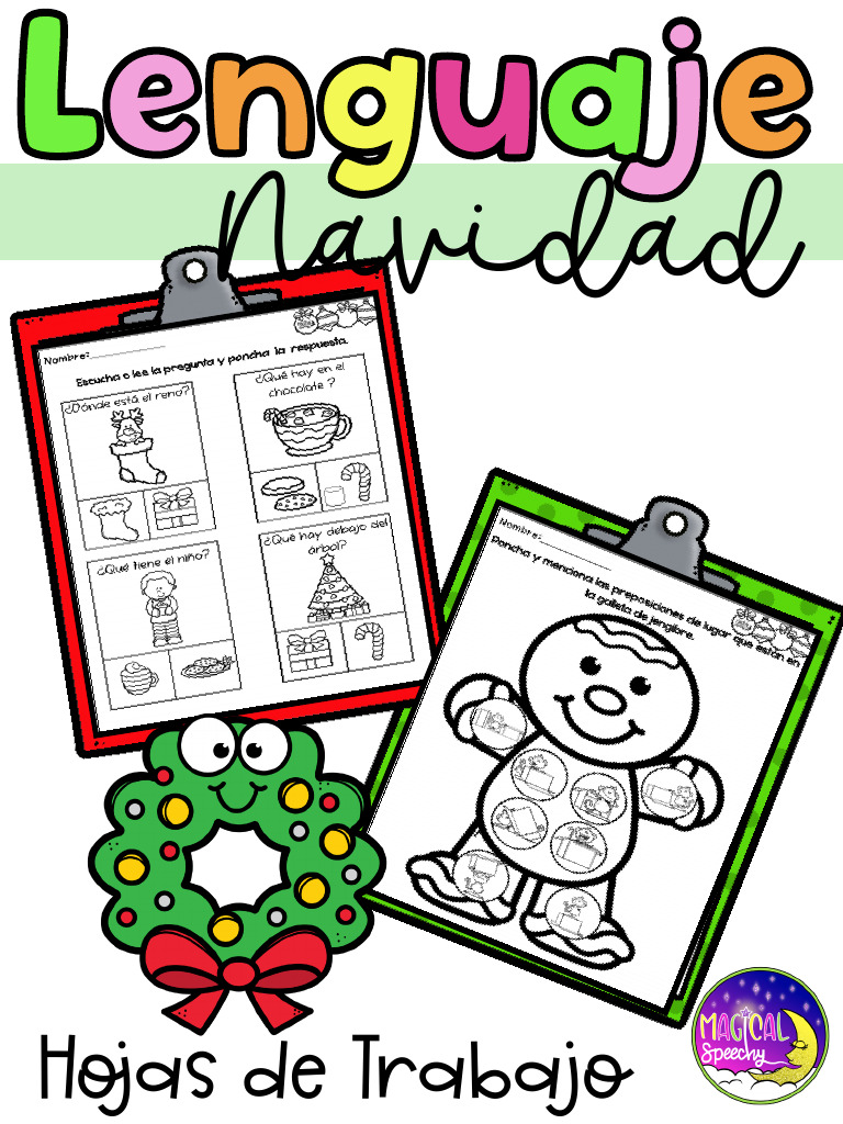 Actividades de Lenguaje para Navidad | PDF