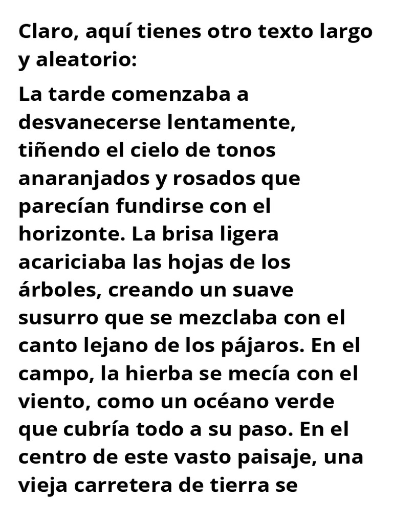 texto largo y aleatorio | PDF